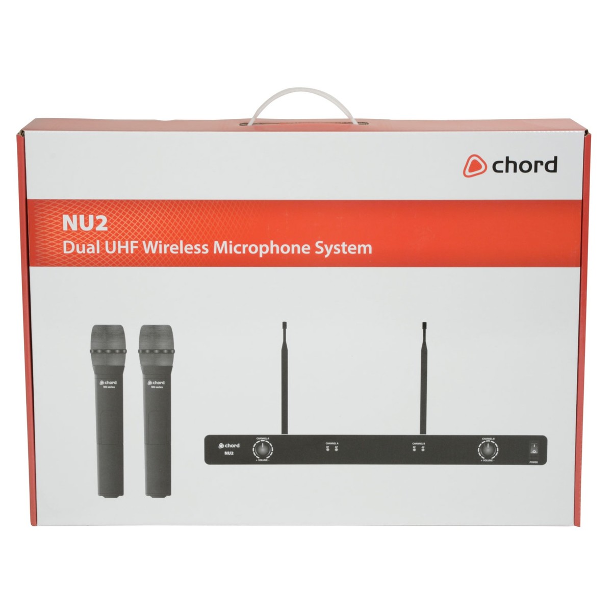Chord NU2 Dual UHF Wireless Handheld Microphone System 863.8 - 864.8 ...