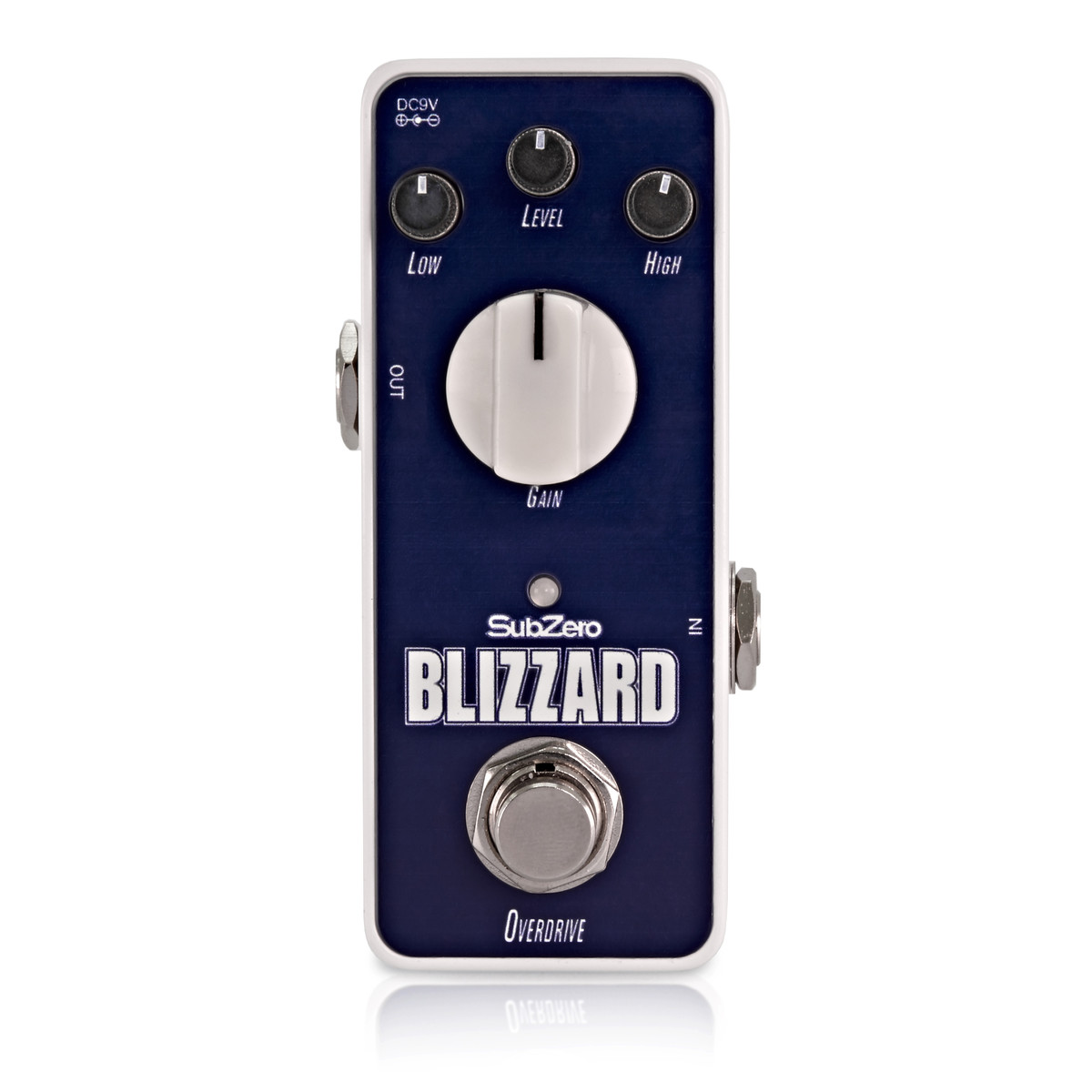 SubZero Blizzard Overdrive Micro Guitar Pedal - Nearly New at Gear4music