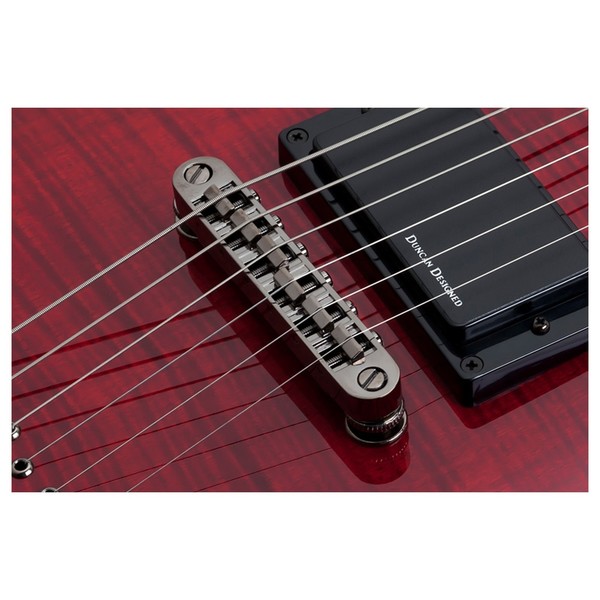 Schecter Demon 6, Crimson Red Burst at Gear4music