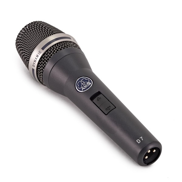 AKG D7 S Dynamic Vocal Microphone with Switch at Gear4music