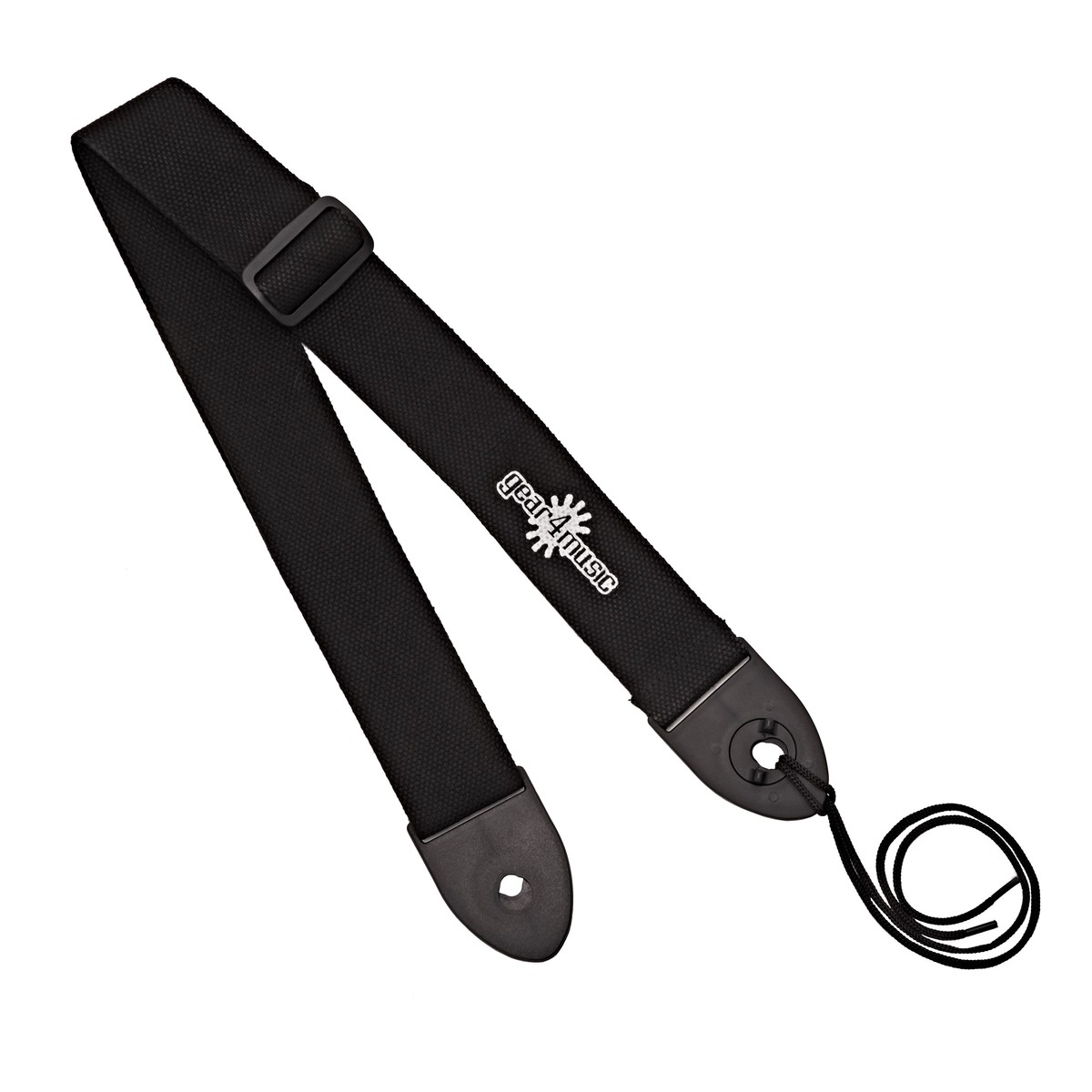 Locking Guitar Strap by Gear4music, Black - Nearly New at Gear4music
