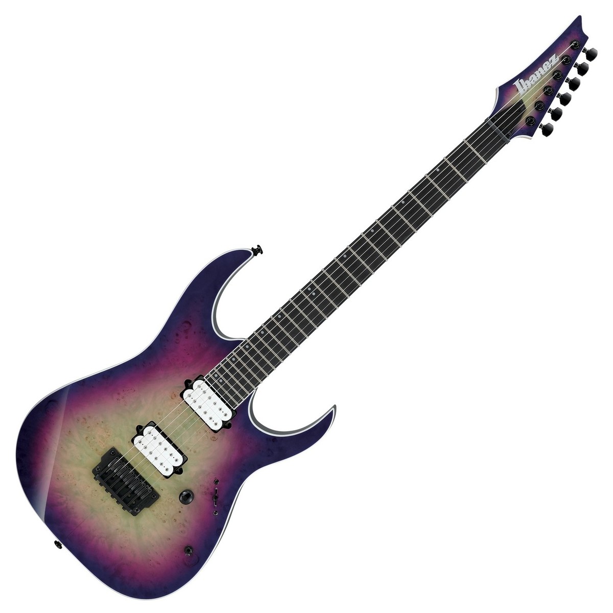 Ibanez RGIX6FDLB Iron Label, Northern Lights Burst - Nearly New at ...