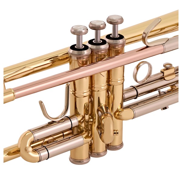 Deluxe Trumpet by Gear4music, Gold at Gear4music