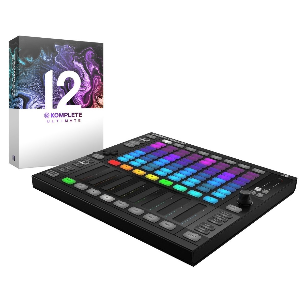 Pack Native Instruments avec Contrôleur Maschine Jam et Komplete 12 ...