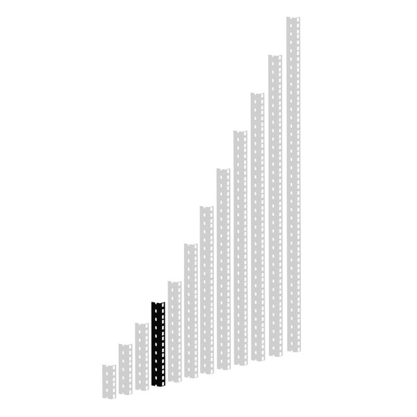 Adam Hall Heavy Duty Black 19'' Rack Strip, 5U at Gear4music