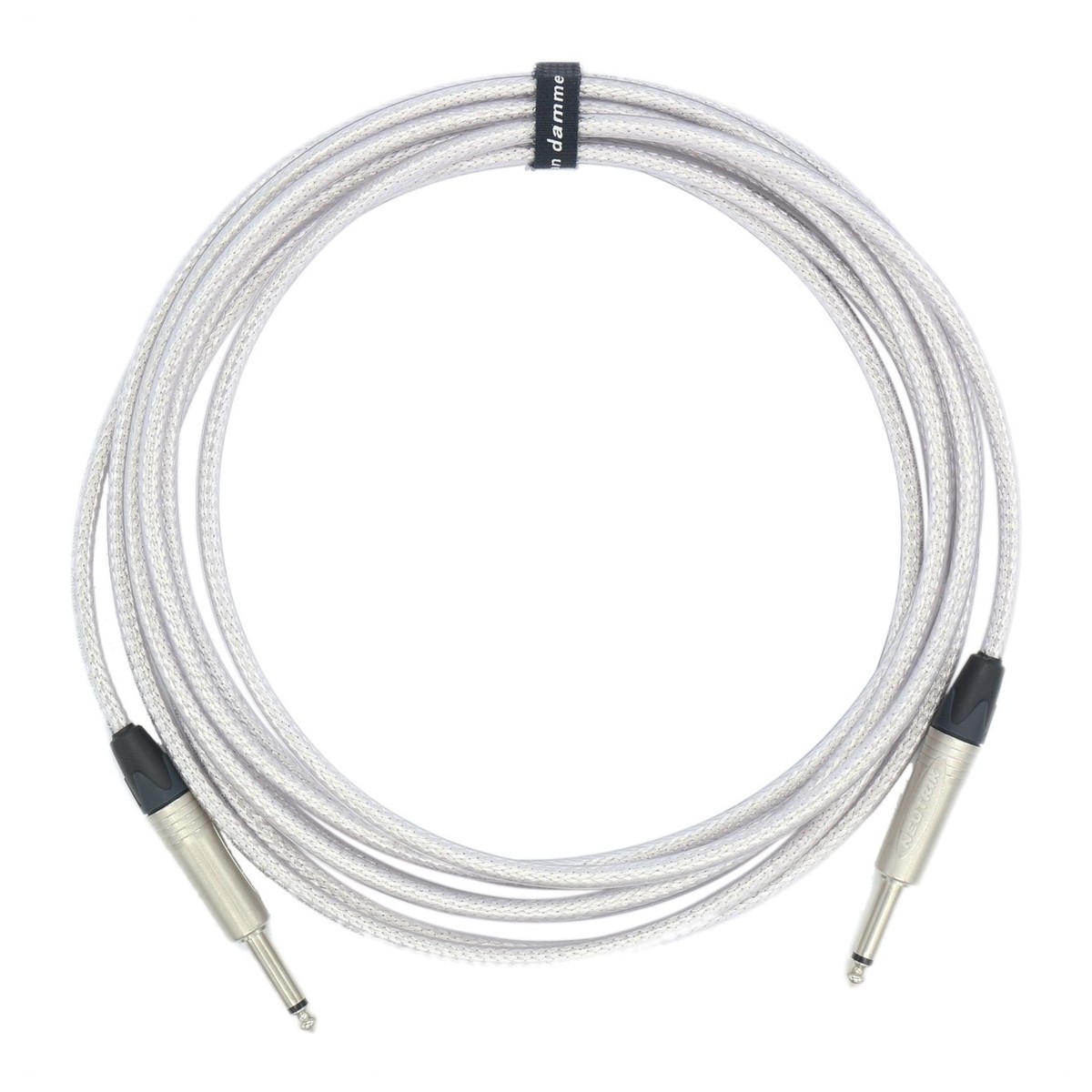 OFFLINE Van Damme Silver Series Session Grade Flat-Cap Cable, 5m at ...