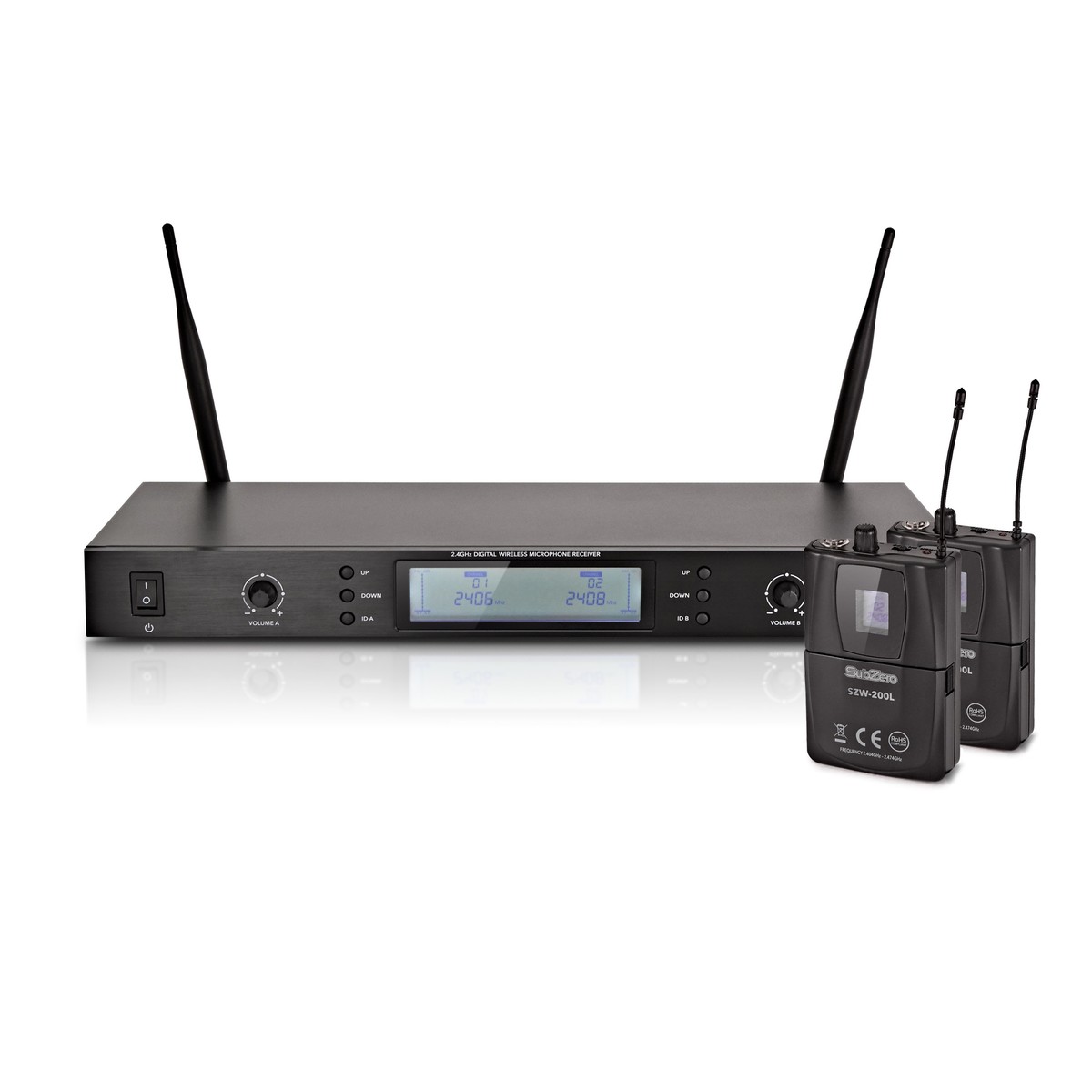 SubZero SZW-200S Dual Digital Wireless Transmission System - Nearly New ...