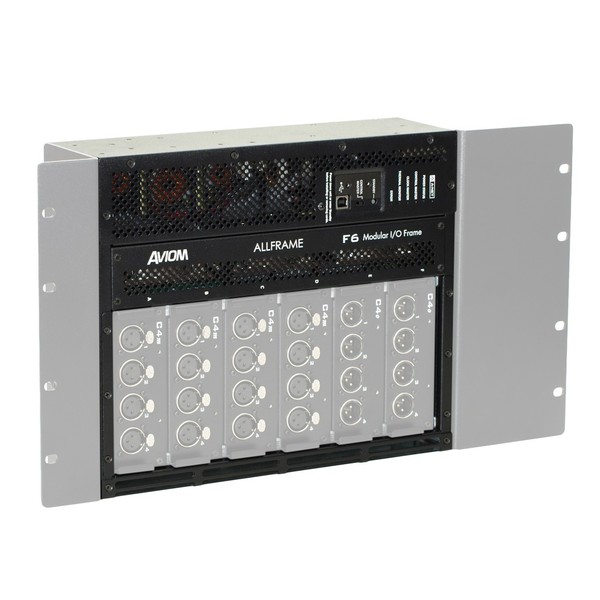 DISC Aviom F6 I/O Modular Frame at Gear4music