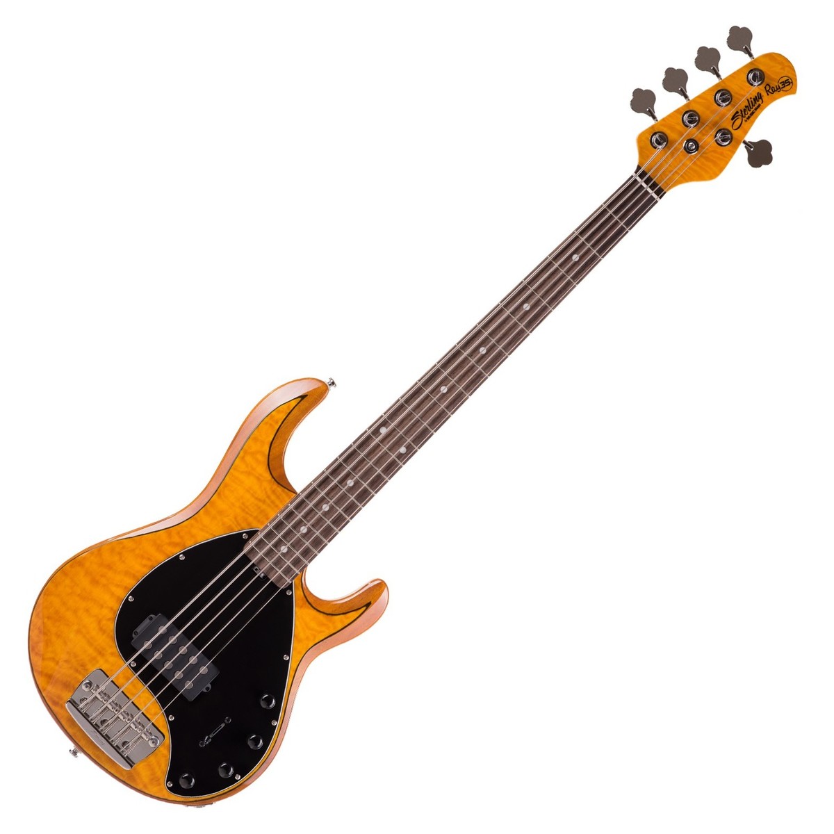 Sterling Ray35-QM Bass RW, Quilted Antique Maple-B-Stock at Gear4music