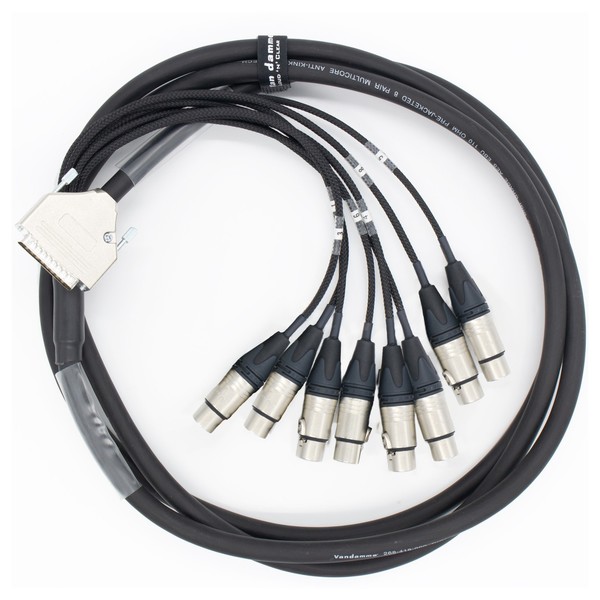 OFFLINE Van Damme 3m 8 Pair AES Cable 25 Pin DSUB ~ Neutrik NC3FXX at ...