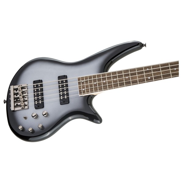 Jackson JS Series Spectra Bass JS3V, Silverburst at Gear4music