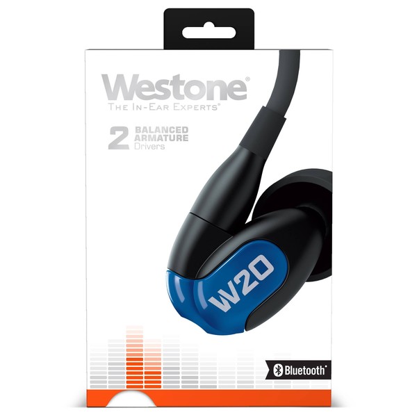 DISC Westone W20 Earphones with Bluetooth, Black at AV.com