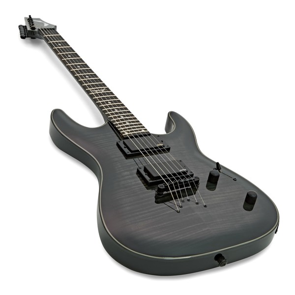 DISC Dean Custom 450FM, Trans Black at Gear4music