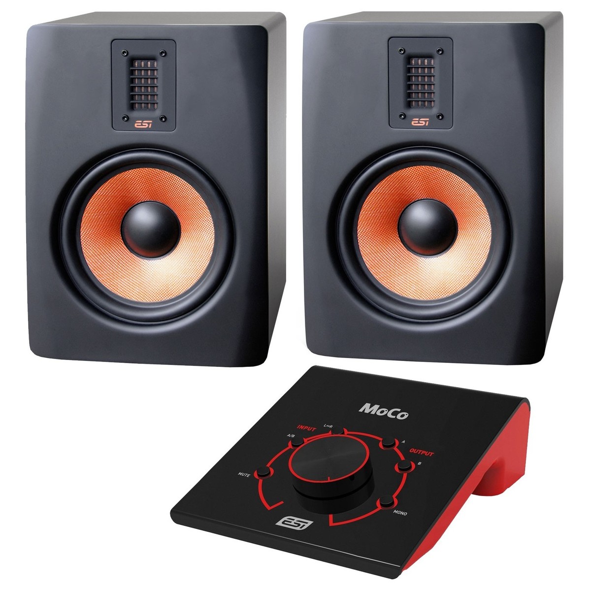 ESI uniK 08+ Studiomonitore mit MoCo Monitor Controller | Gear4music