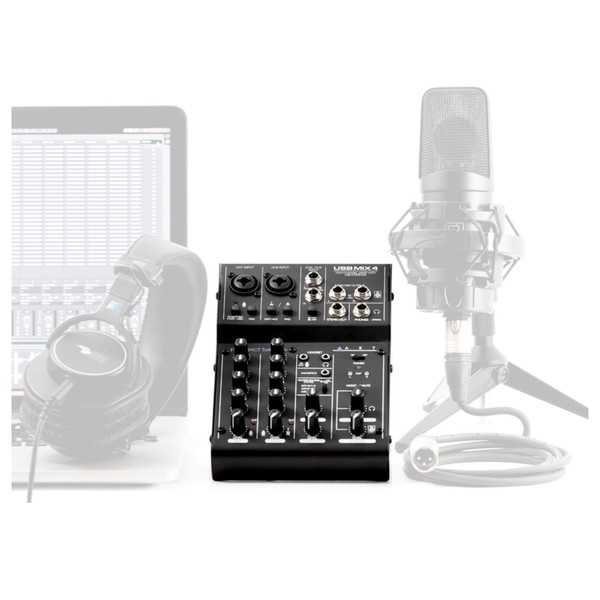 ART USBMix4 4-Channel Mixer/USB Audio Interface at Gear4music