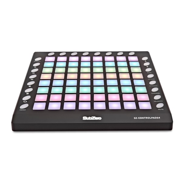 SubZero ControlPad64 MIDI Pad Controller at Gear4music