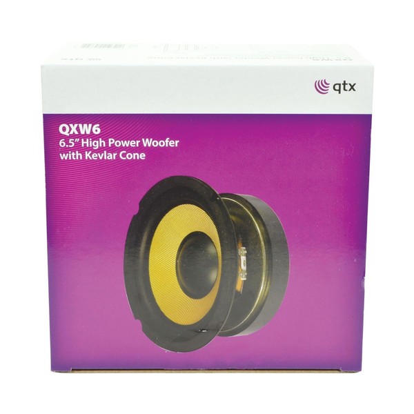 QTX QXW6 6.5'' Woofer with Aramid Fibre Cone at Gear4music