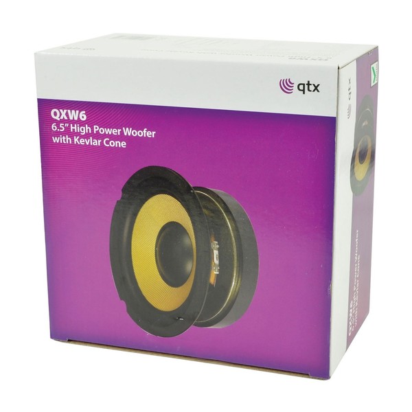 QTX QXW6 6.5'' Woofer with Aramid Fibre Cone at Gear4music