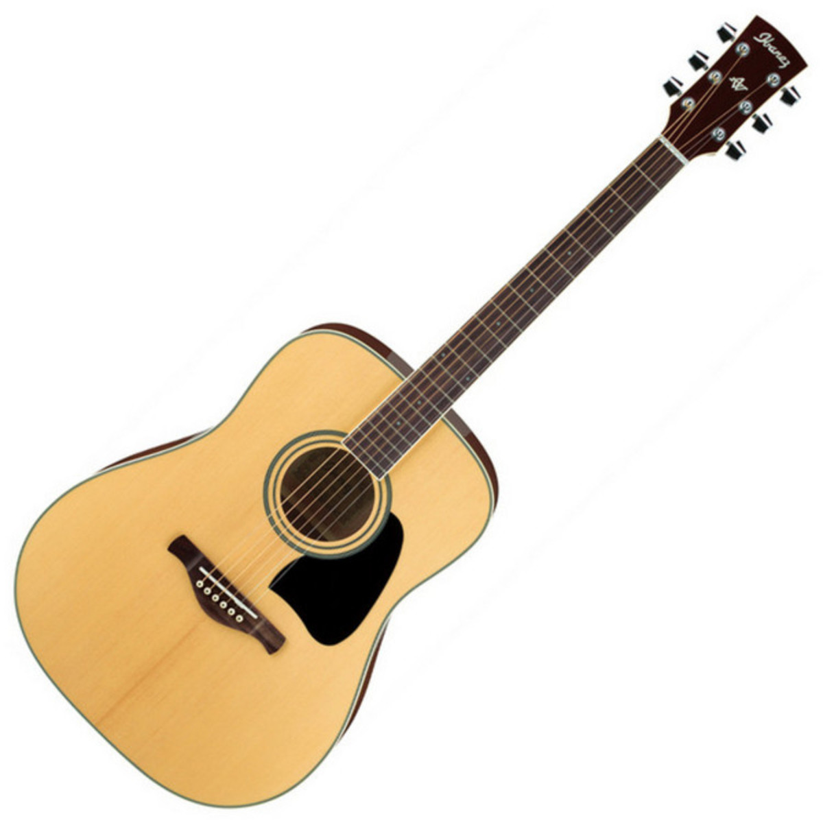 DISC Ibanez AW70 Acoustic Artwood Guitar, Natural with Free Gig Bag at ...