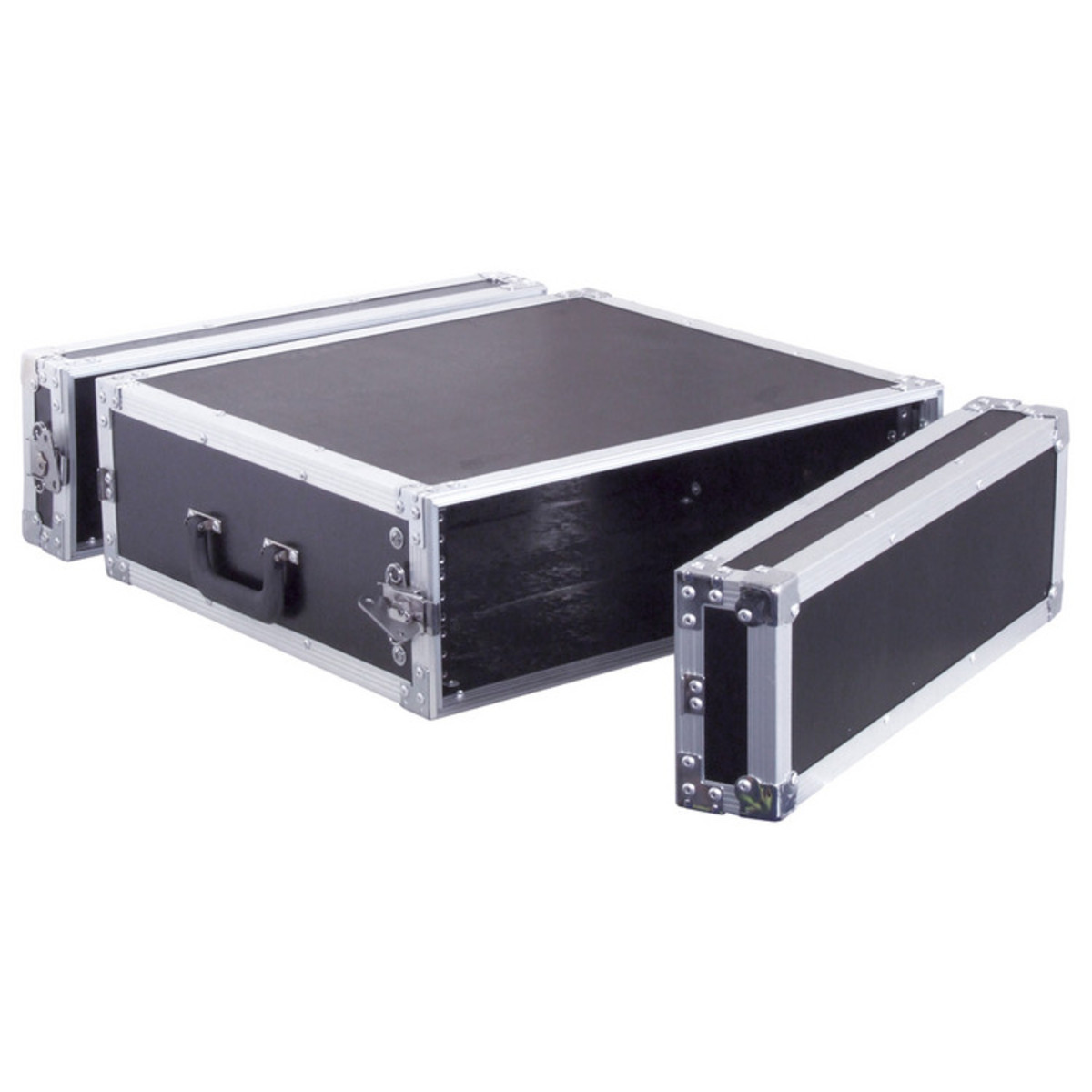 DISC Electrovision Semi Flight Rack Case in Laminate Board, 3U | Gear4music