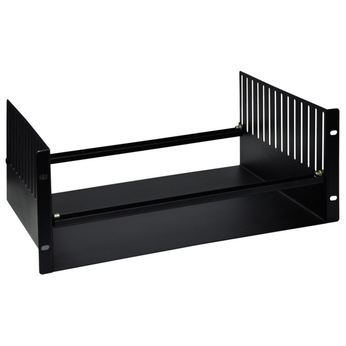 Electrovision Black Powder Coated Steel Rack Tray, 4U | Gear4music