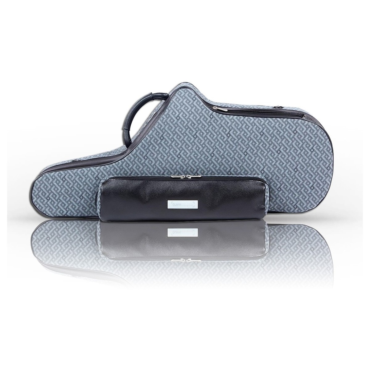 OFFLINE BAM SIGN3002S Signature Tenor Saxophone Case, Grey at Gear4music