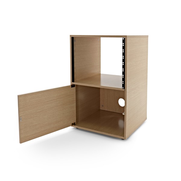 Studio Rack Cabinet by Gear4music, Wood at Gear4music
