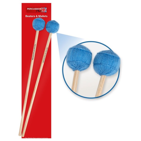Percussion Plus Wool Mallets, Soft at Gear4music