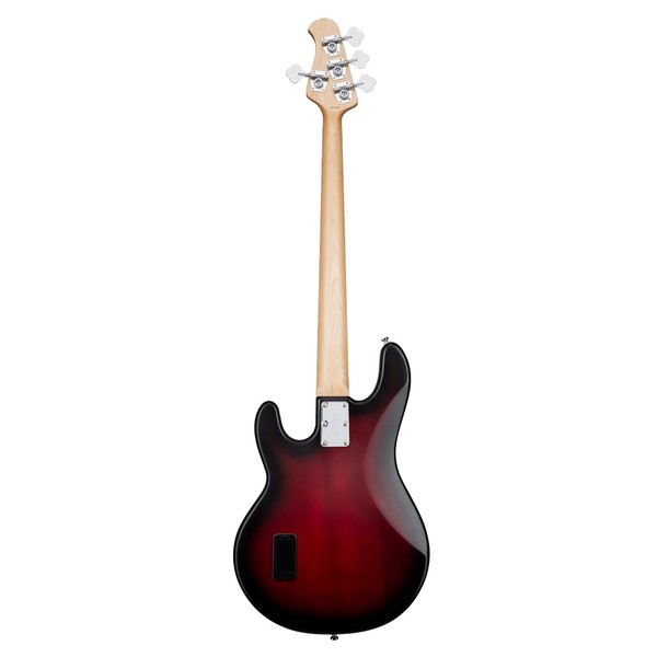 Sterling Stingray Ray4 Bass, Ruby Red Burst Satin at Gear4music