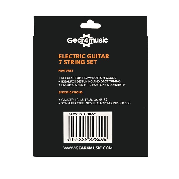 Electric Guitar 7 Strings Set by Gear4music at Gear4music