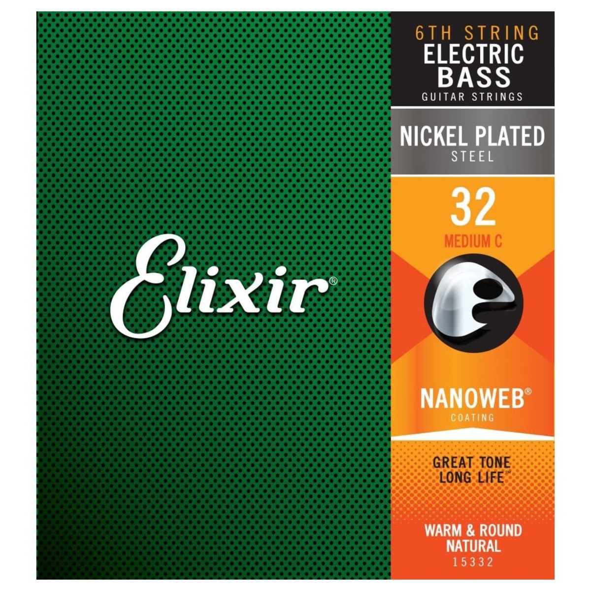 Elixir E15332 Nanoweb Bass Single String, .032 na Gear4Music.com