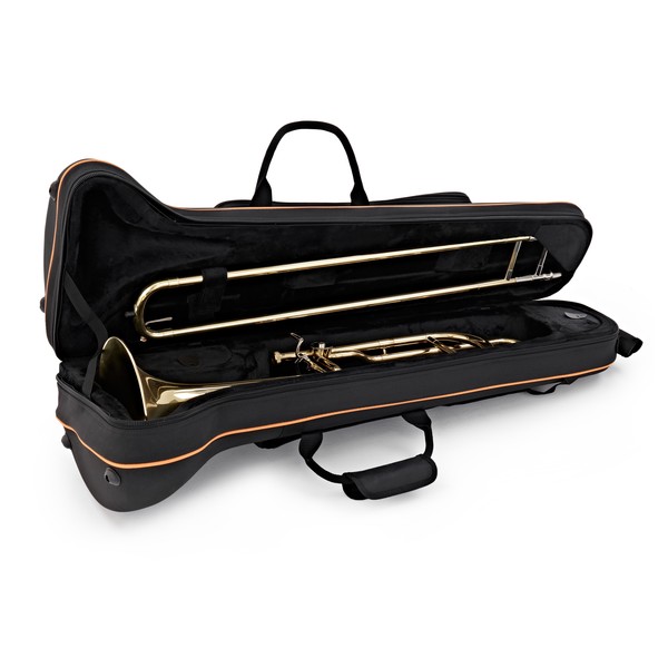Deluxe Trombone Case with Straps by Gear4music at Gear4music
