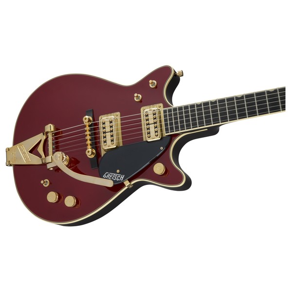 Gretsch G6131T-62 Vintage Select 62 Jet Bigsby, Vintage Firebird Red at Gear4music
