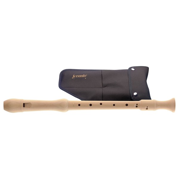 Levante by Stagg Alto Recorder, Baroque System, Maple at Gear4music