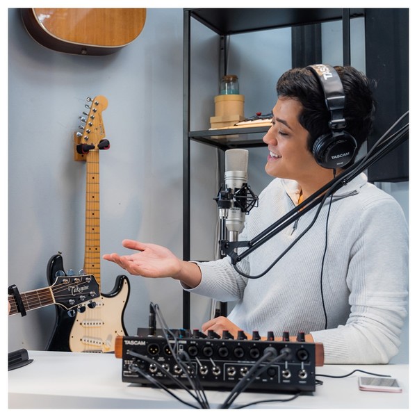 Tascam Model 12 Analog Mixer with Digital Recorder at Gear4music