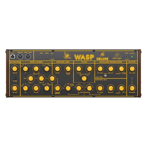 Behringer 3-Tier Synth Rack, Including Model D, CAT and Wasp Deluxe at ...