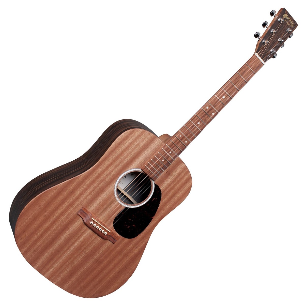 Martin D-X2E, Table en Sapelli & Caisse Ébène de Macassar avec Fishman ...