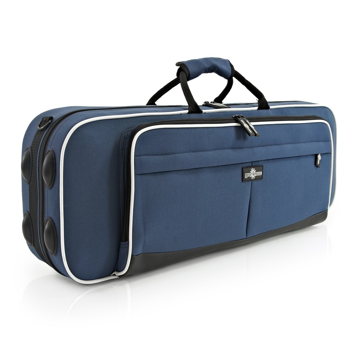 Deluxe 4/4 Violin Hard Foam Case, Blue by Gear4music at Gear4music