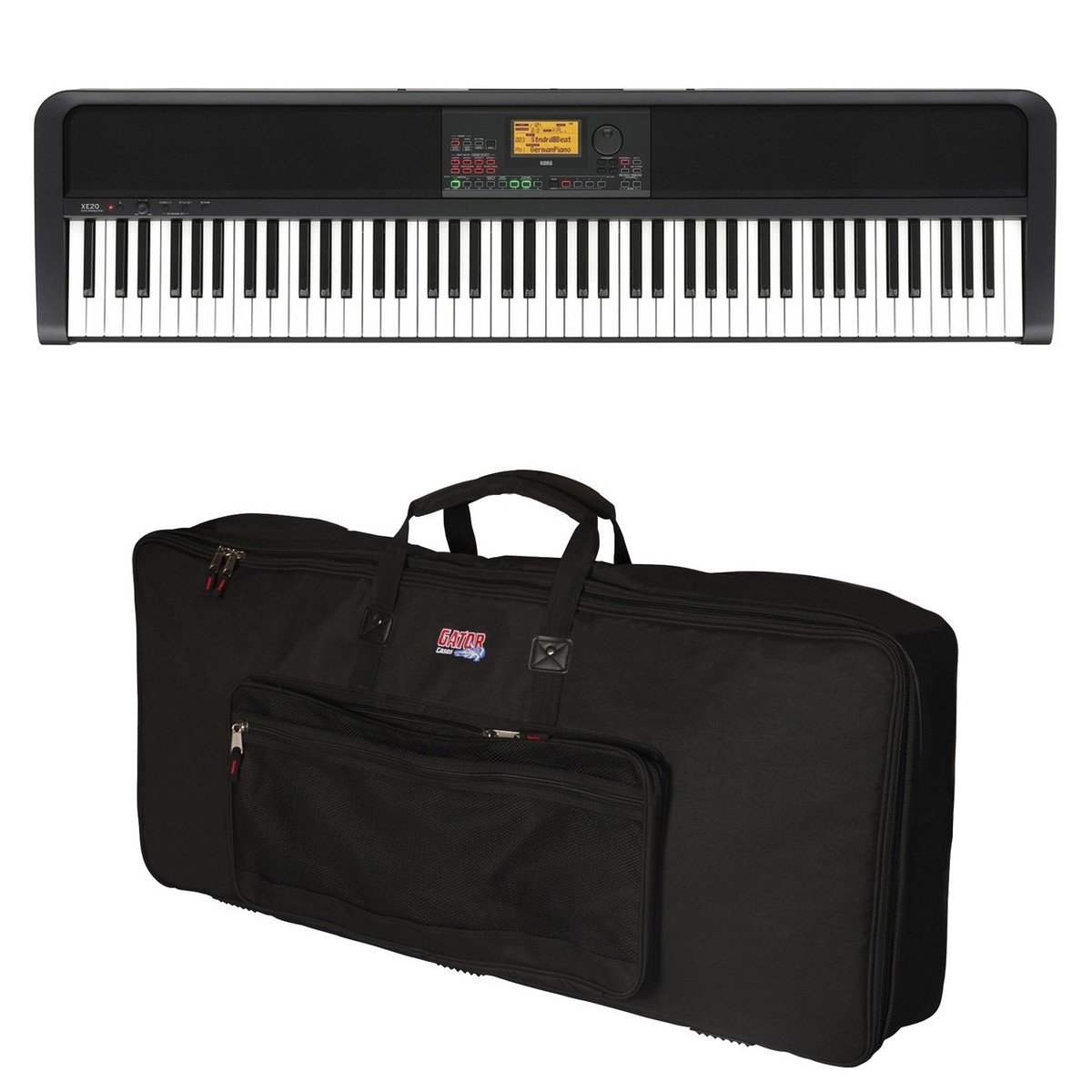 Korg XE20 Digital Ensemble Piano im Paket mit Gator-Koffer | Gear4music