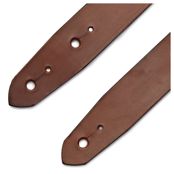 Bear Straps Basic Electric Guitar Strap, Brown w/ Nickel Buckle at ...