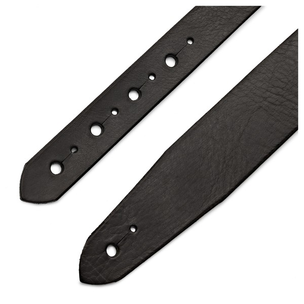 Bear Straps Broadway Guitar Strap, Black w/ Brass Connector at Gear4music