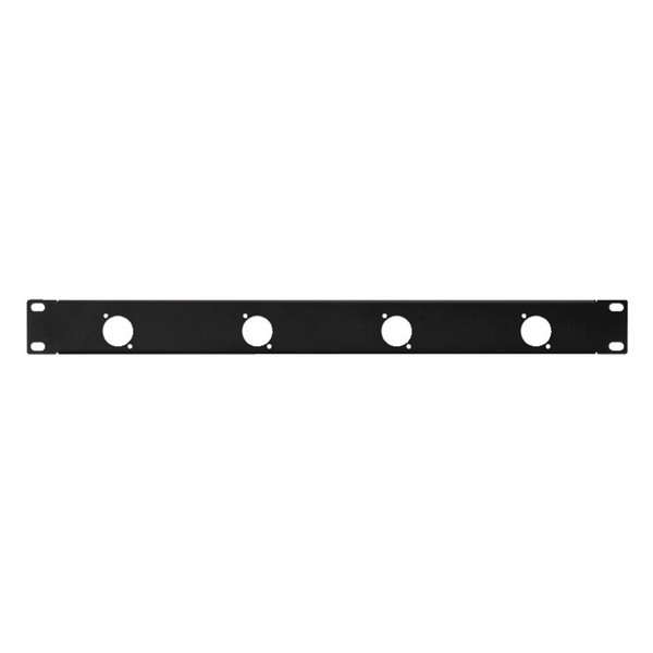 OFFLINE Monacor RCP-8730U 1U Rack Panel with 4 D Type XLR Holes at ...