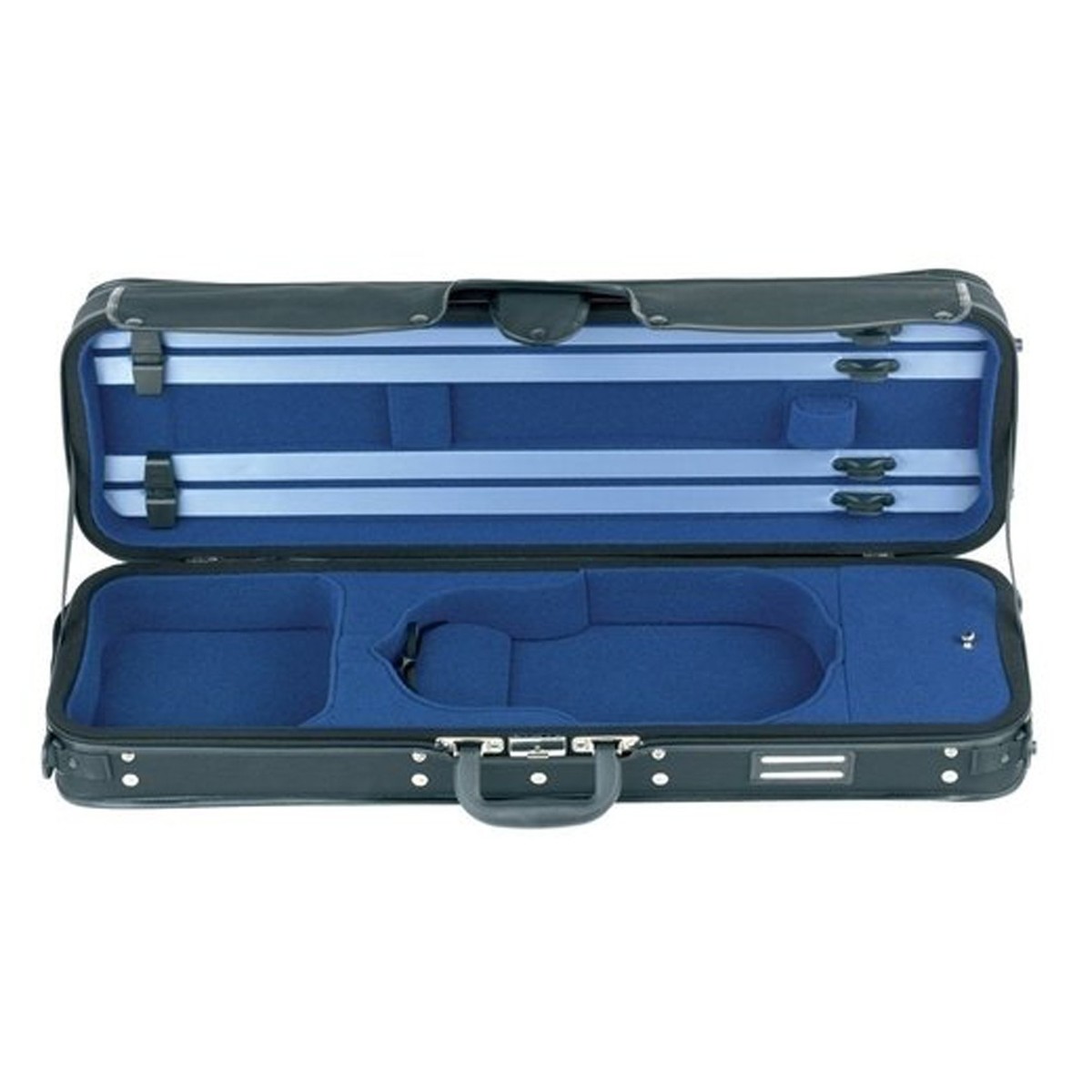 OFFLINE Gewa Strato Super Light Weight Violinenkoffer, schwarz und blau ...
