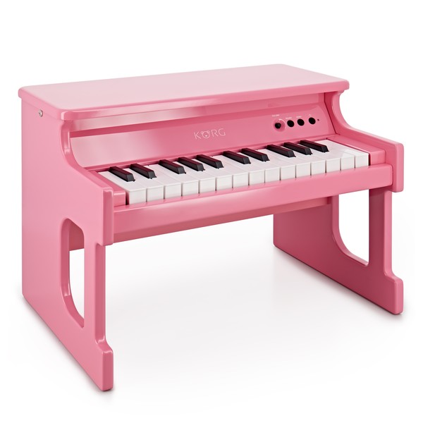 Korg tinyPiano 25 Mini Key Digital Toy Piano, Gloss Pink at Gear4music