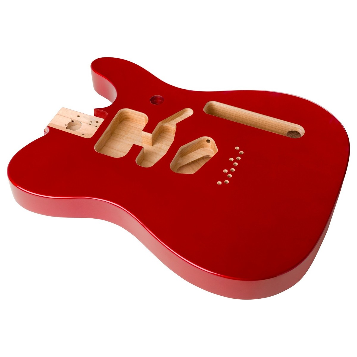 Fender Deluxe Alder Tele Body, Candy Apple Red at Gear4music
