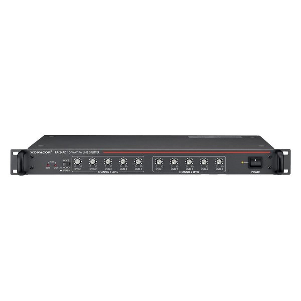 OFFLINE Monacor PA-24AD 10-Way PA Line Splitter at Gear4music