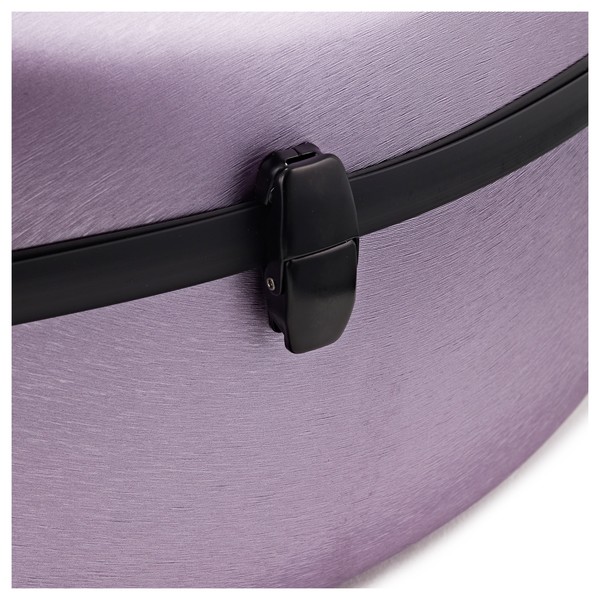 Hidersine Polycarbonate Cello Case, Brushed Purple at Gear4music