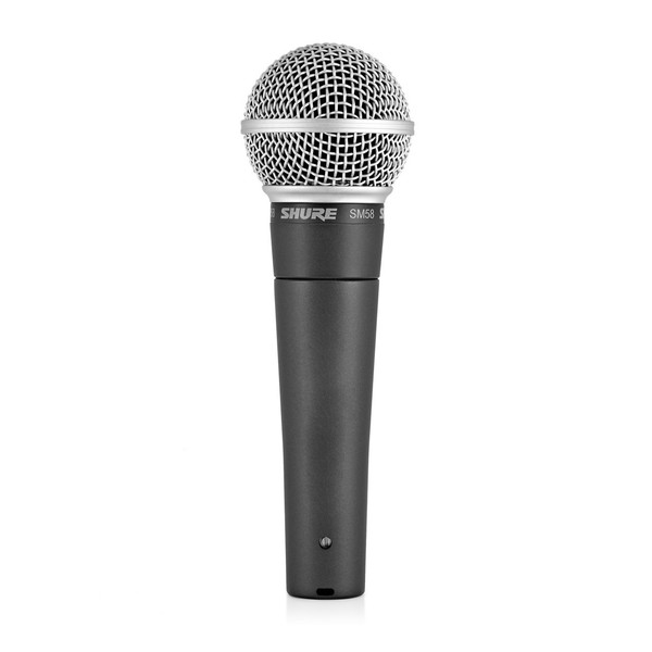Shure SM58 Dynamic Vocal Mic with Table Top Stand and Cable at Gear4music
