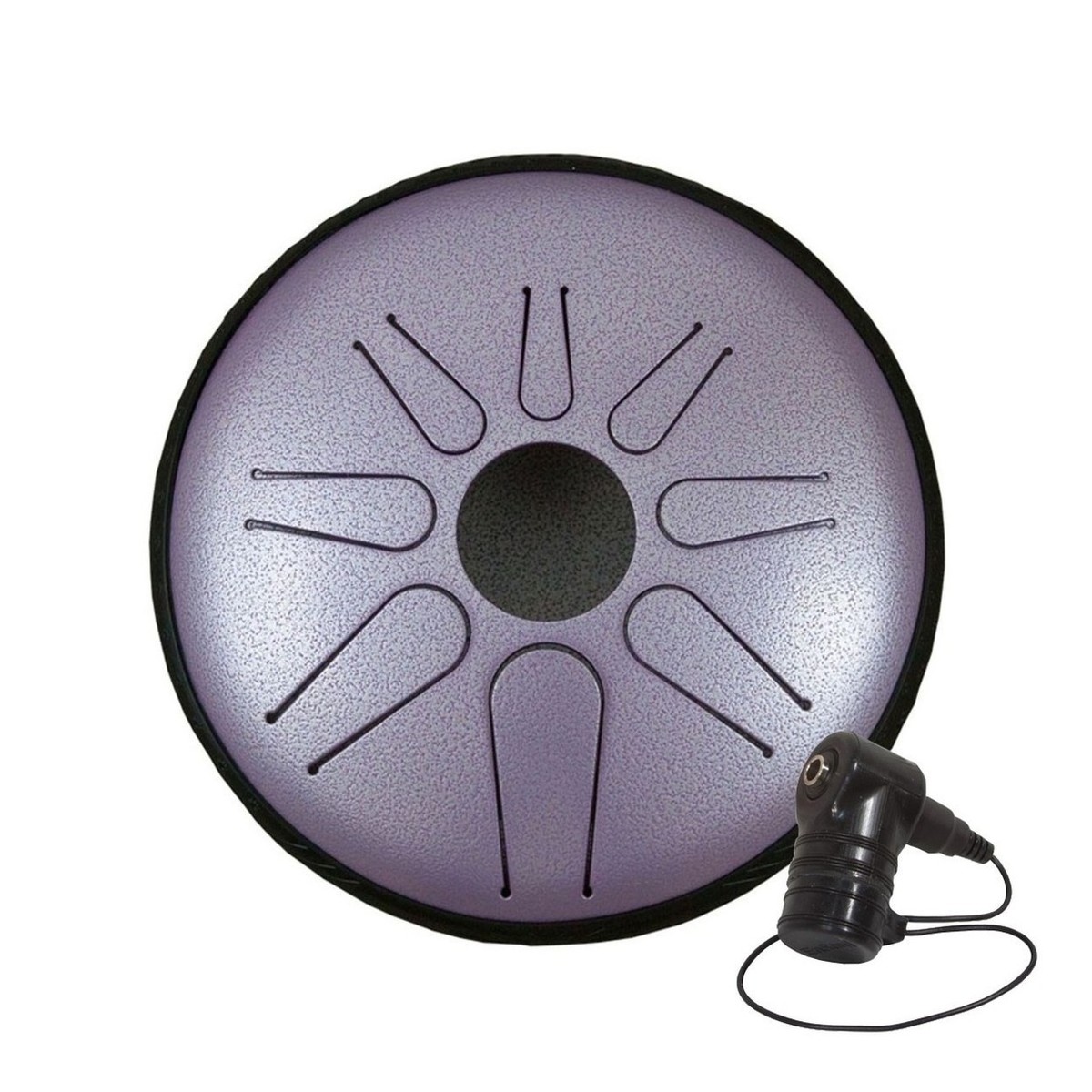 DISC Idiopan Lunabell 8'' Tunable Steel Tongue Drum w/PickUp, Lilac at ...