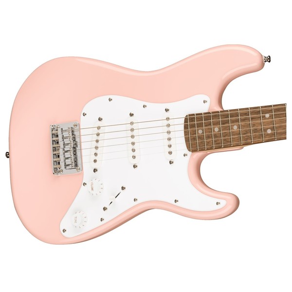 Squier Mini Stratocaster 3/4 Size, Shell Pink at Gear4music